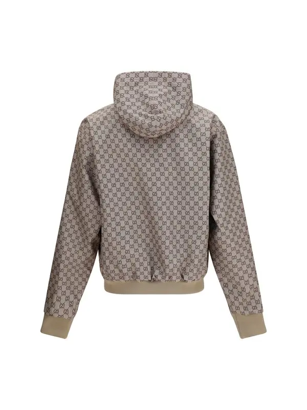 Gucci Reversible Zip Jacket In Cotton