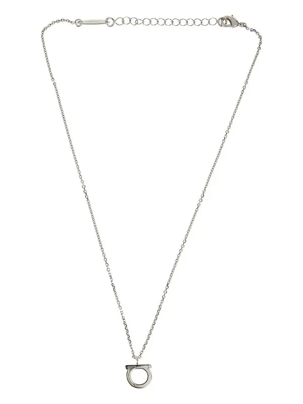 FERRAGAMO Gancini Crystal Necklace