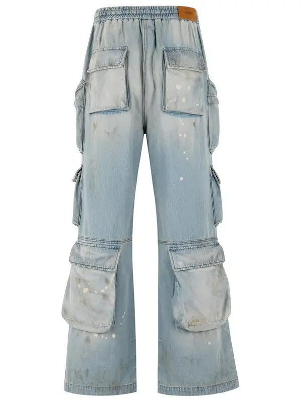 Amiri Light Cotton Cargo Jeans