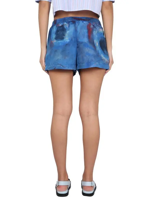 Marni Silk Short Shorts