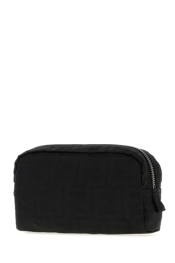 Fendi Embroidered Fabric Micro Beauty Case