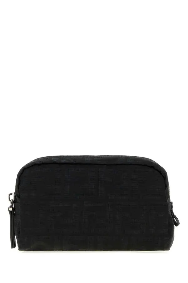 Fendi Embroidered Fabric Micro Beauty Case - Multicolor