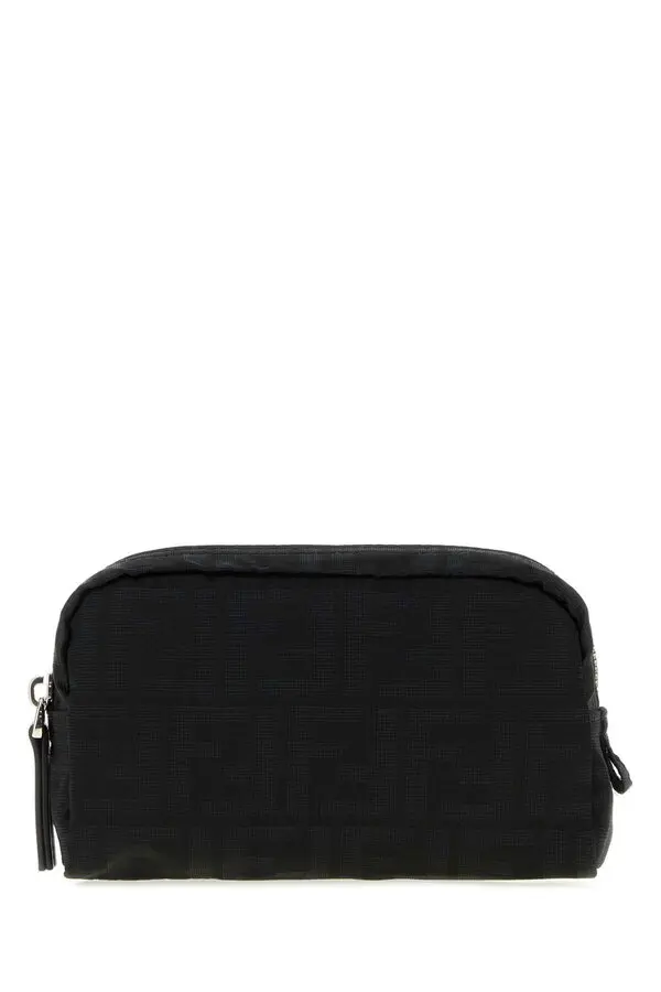 Fendi Embroidered Fabric Micro Beauty Case - Multicolor