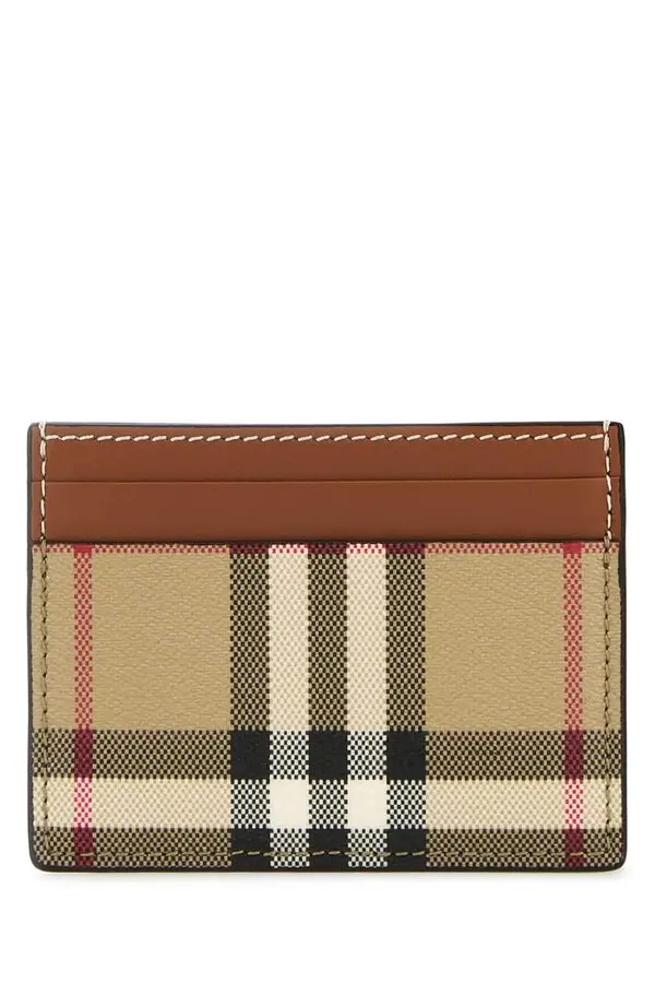 Burberry Printed Canvas Card Holder - Multicolor