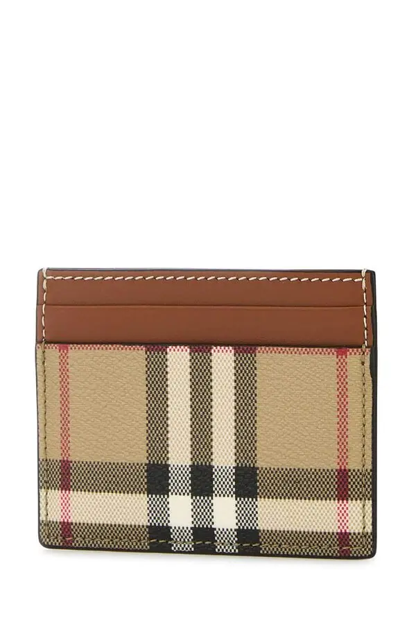 Burberry Printed Canvas Card Holder - Multicolor