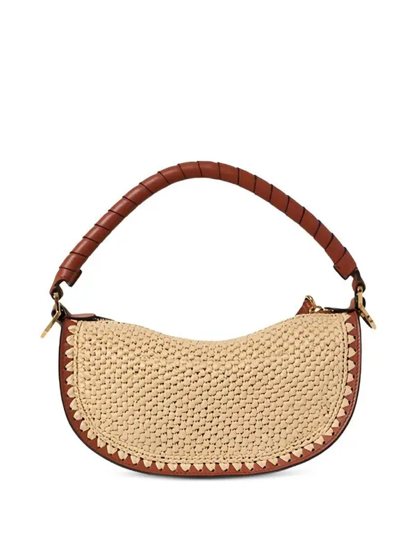 Chloé Marcie Mini Rafia Shoulder Bag