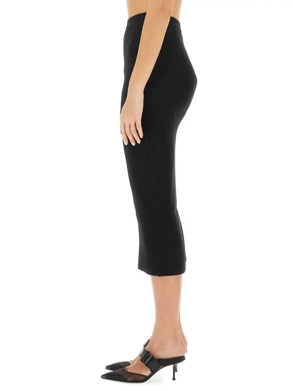Alexander McQueen Knit Pencil Skirt