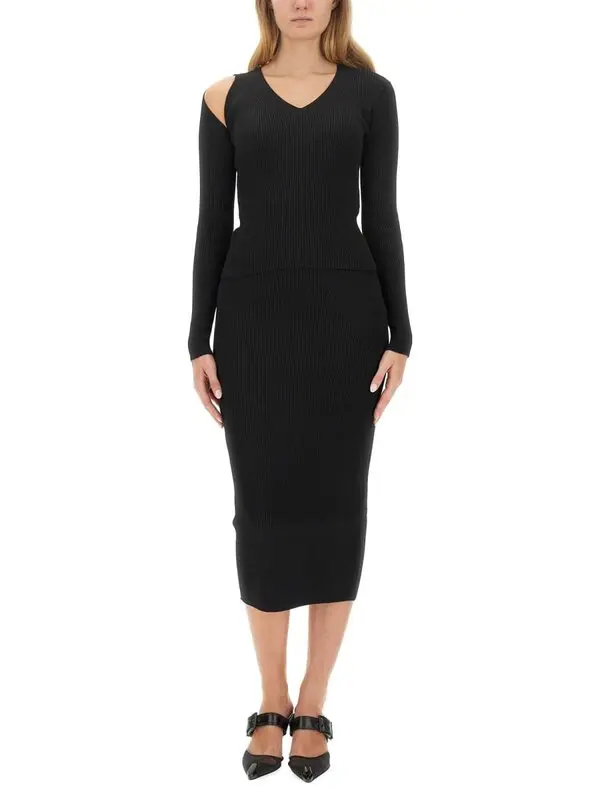 Alexander McQueen Knit Pencil Skirt