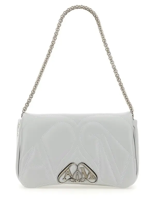 Alexander McQueen Shoulder Bag Seal - Gray