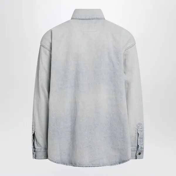 Balenciaga Light Cotton Denim Shirt - Blue