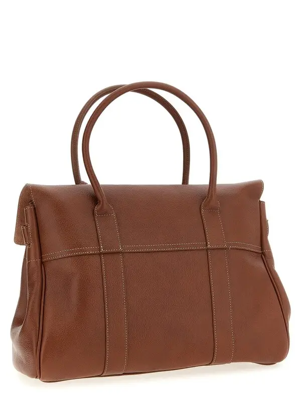 Mulberry Bayswater Leather Shoulder Bag - Brown