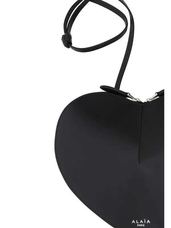 Alaïa Coeur Shoulder Bag - Black