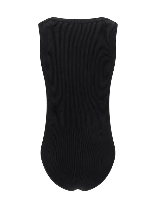 Alaïa Ribbed Design Bodysuit