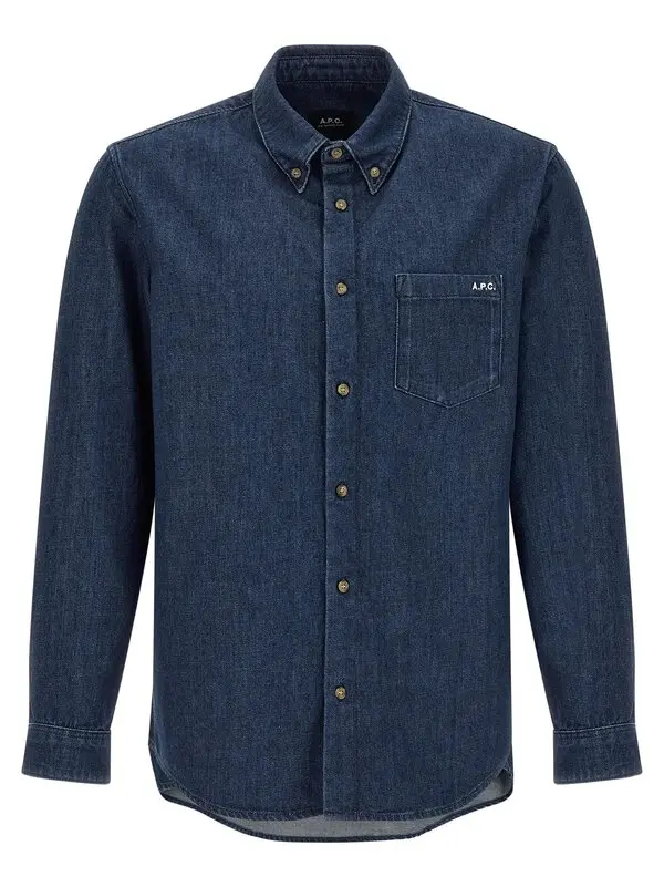 A.p.c. New Greg' Shirt - Blue
