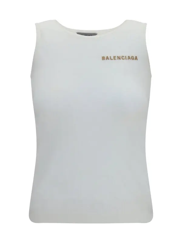 Balenciaga Tank Top - White