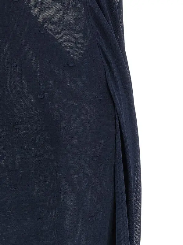 Jacquemus La Robe Maille Plumetis' Dress - Blue