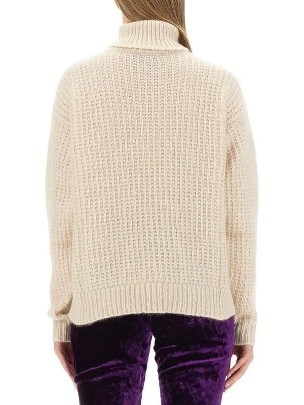 Gucci Cashmere And Silk Sweater - Cream