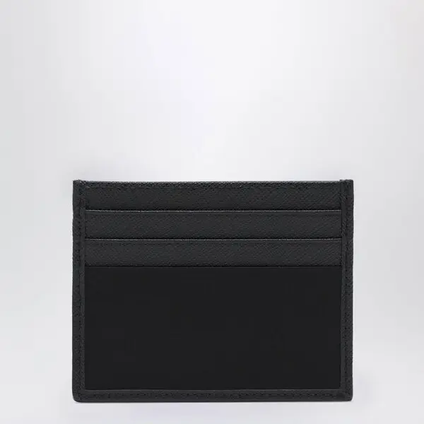 Prada Saffiano Card Case With Logo Triangle