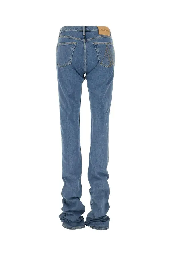 Attico Straight Leg Jeans - Multicolor