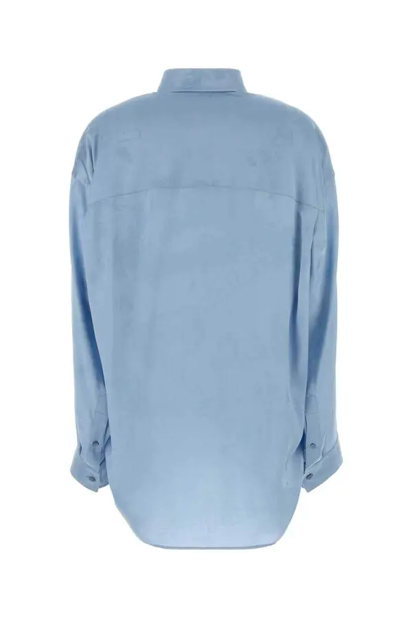 Balenciaga Light Silk Shirt - Blue