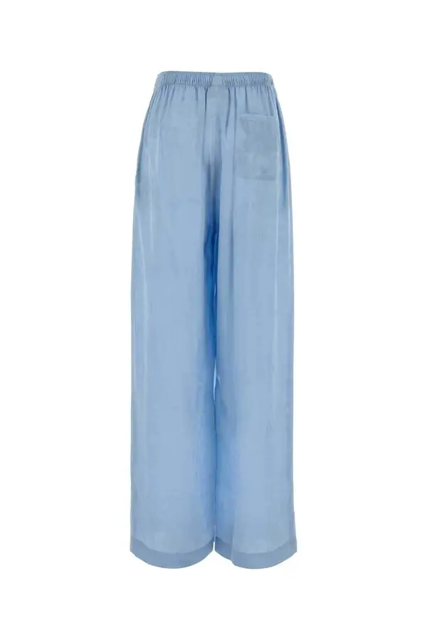 Balenciaga Light Silk Wide-leg Pant
