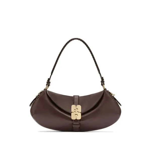 GANNI Shoulder Bag - Brown