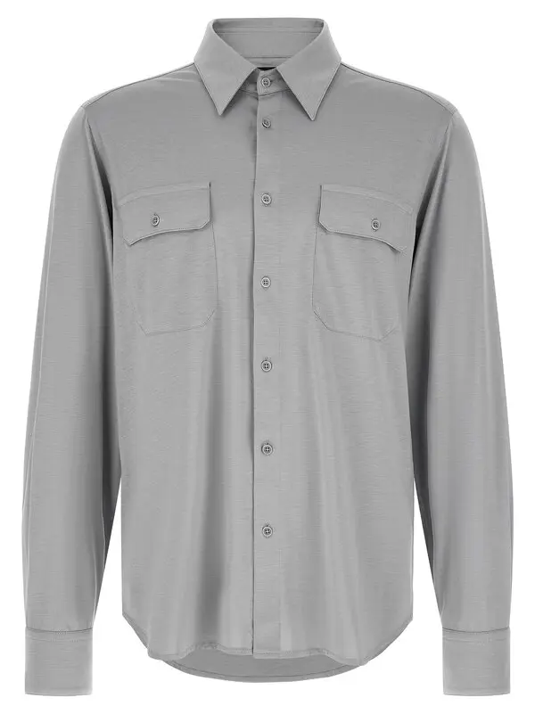 TOM FORD Military Shirt - Gray