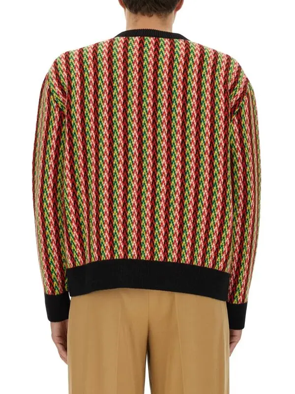 LANVIN Merino Wool Sweater - Multicolor