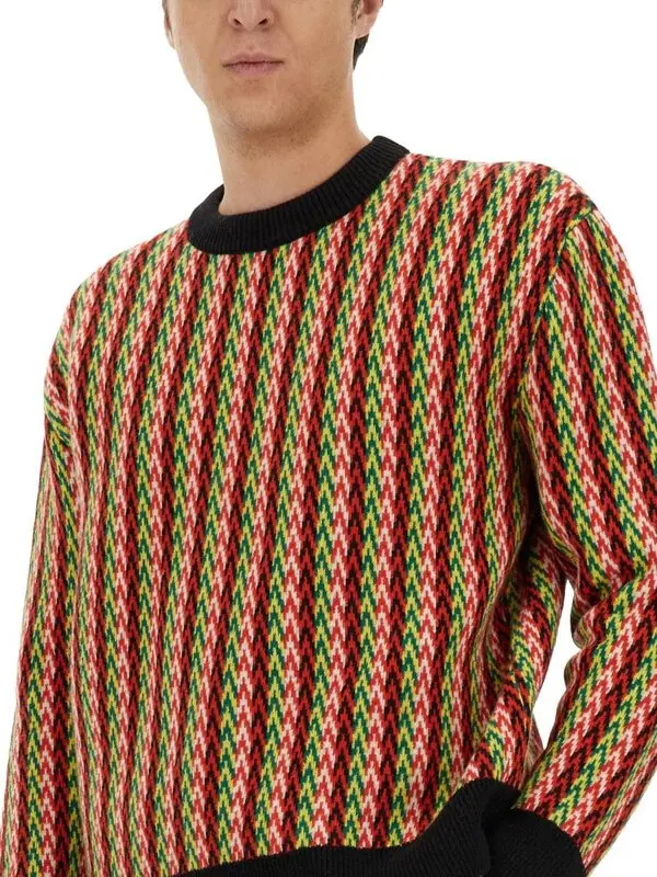 LANVIN Merino Wool Sweater - Multicolor