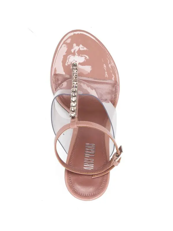 Paris Texas Lidia Leather Thong Sandals - Multicolor