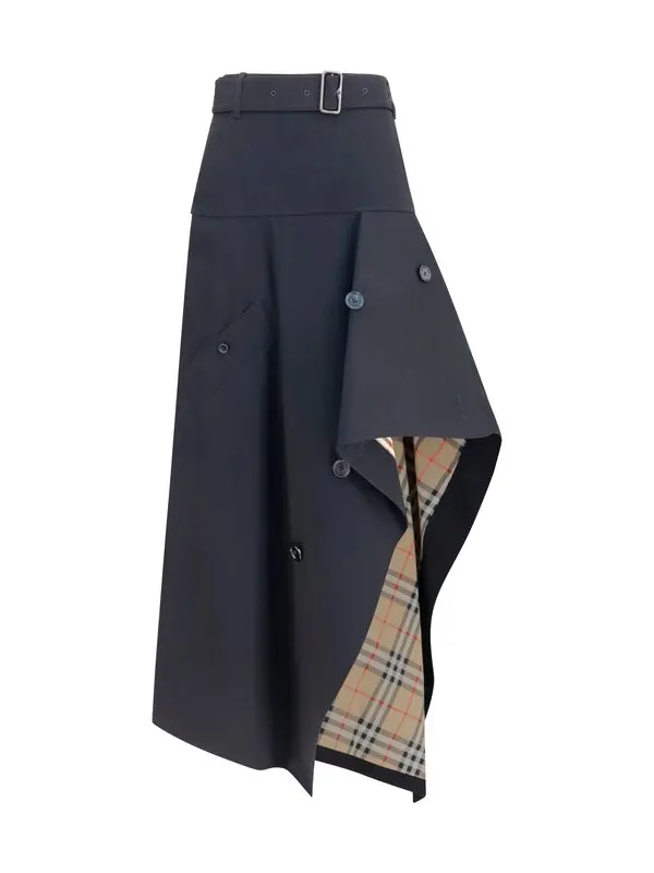 Burberry Heather Asymmetric Skirt