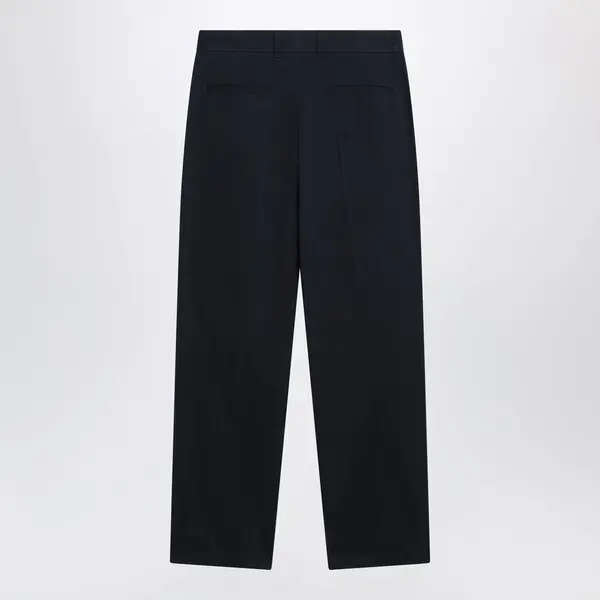Valentino Garavani Navy Cotton Trousers
