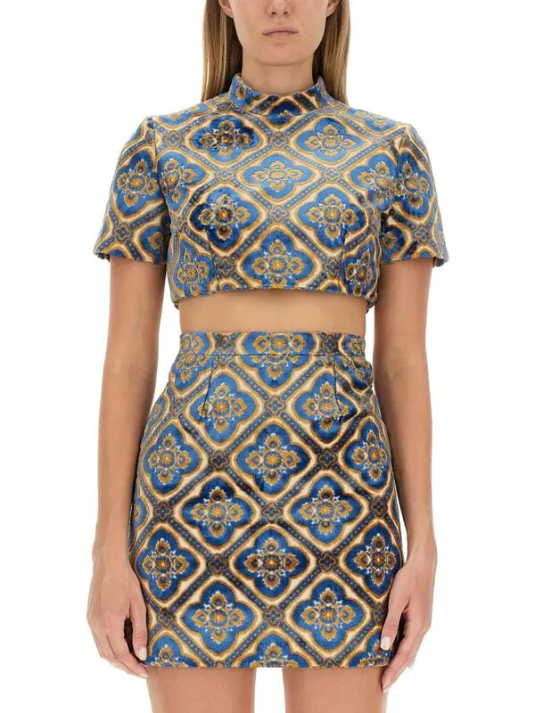 Etro Cropped Top - Multicolor
