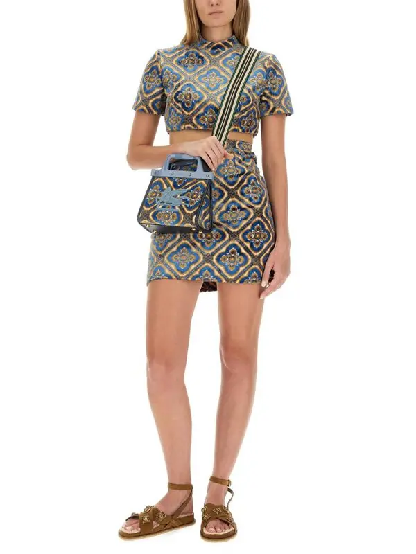 Etro Cropped Top - Multicolor