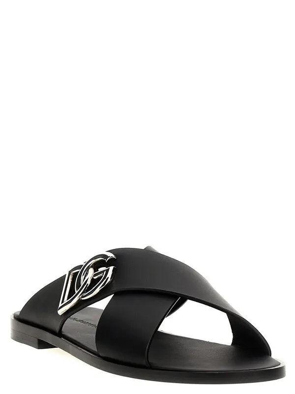 Dolce & Gabbana Logo Sandals