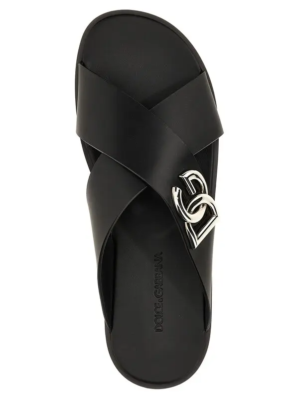 Dolce & Gabbana Logo Sandals