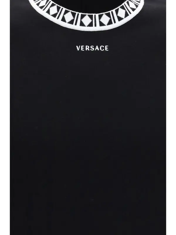 Versace Knit T-shirt - Black