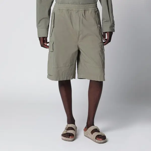 Dsquared2 Cargo Ripstop Cotton Cargo Shorts In Oak