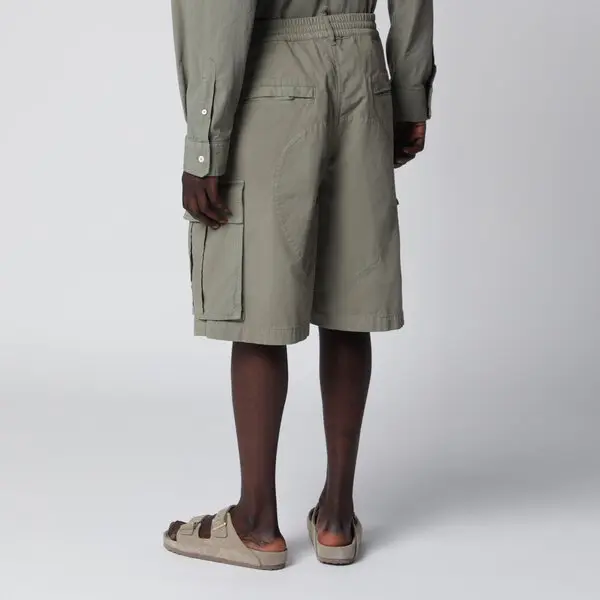 Dsquared2 Cargo Ripstop Cotton Cargo Shorts In Oak