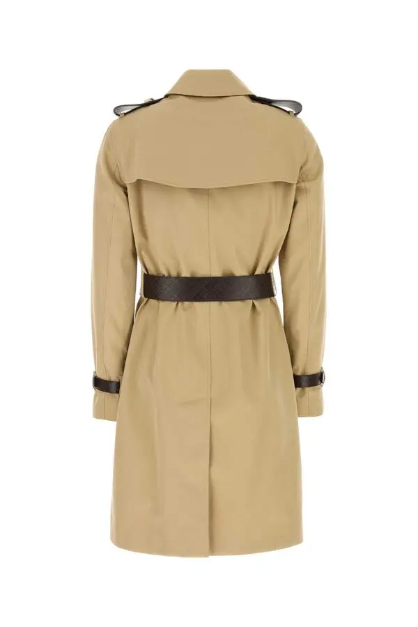 Burberry Beige Twill Trench Coat