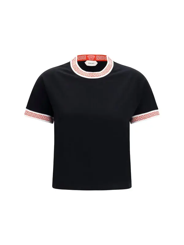 Versace T-shirt With Greca Details