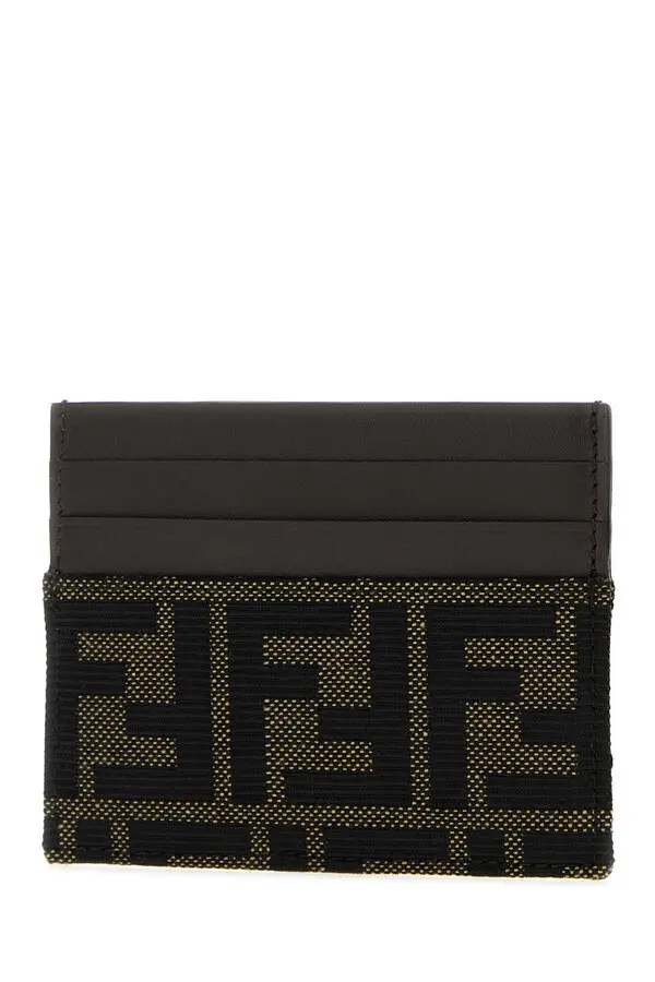 Fendi Jacquard Ff Card Holder