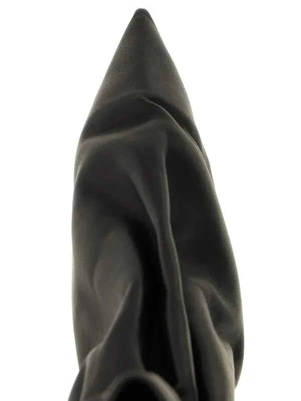 Rick Owens Pull On Cuffed Taquito' Ankle Boots