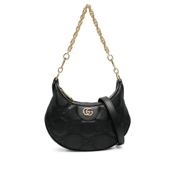 Gucci Leather Shoulder Bag - Black