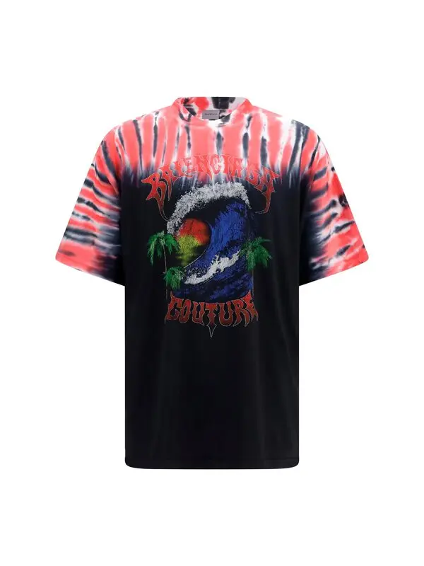 Balenciaga Extreme Tie Dye T-shirt - Multicolor