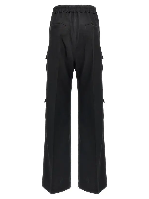 Rick Owens Cargobelas Wool Pants - Black