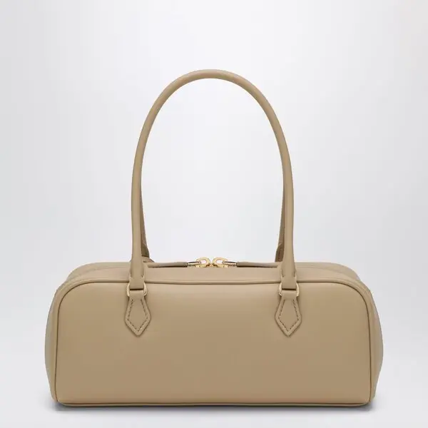 Prada Shoulder Bag In Sand Leather
