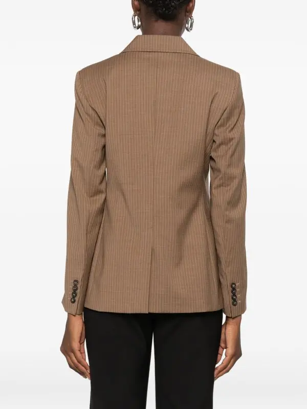 Max Mara Wool Double-breasted Jacket - Multicolor