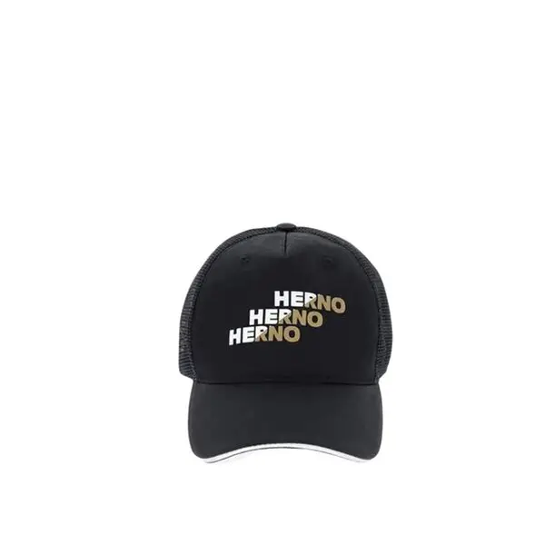 Herno Logo Baseball Cap - Black