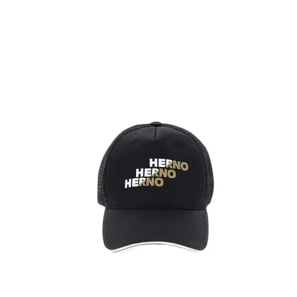 Herno Logo Baseball Cap - Black